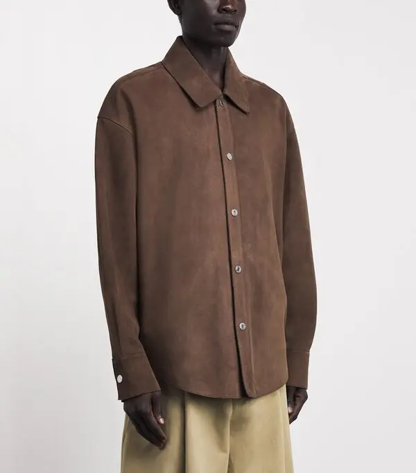 AMI Paris Suede Overshirt