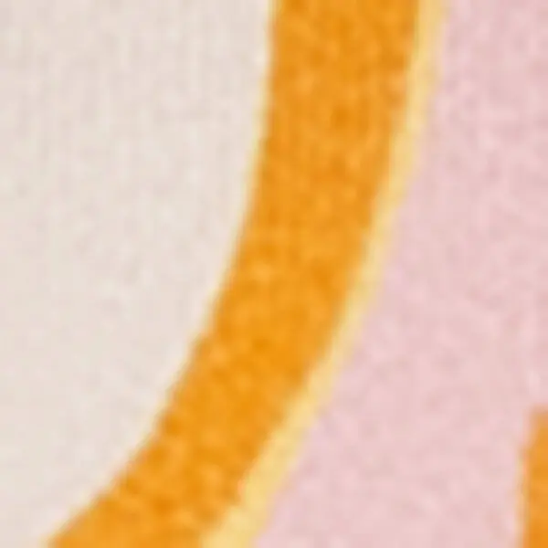 La DoubleJ Printed Triangle Bikini Top - Pink