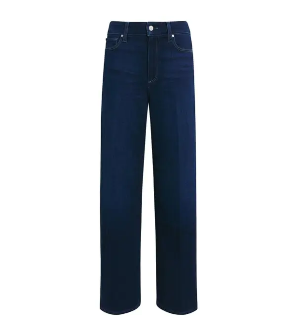 Paige Anessa Wide-leg Cropped Jeans