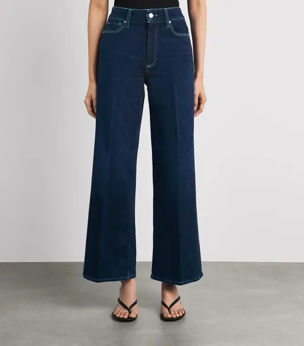 Paige Anessa Wide-leg Cropped Jeans