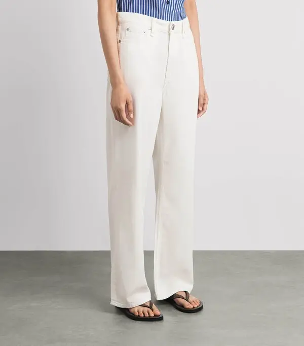 Rag & Bone Mid-rise Wide-leg Jeans