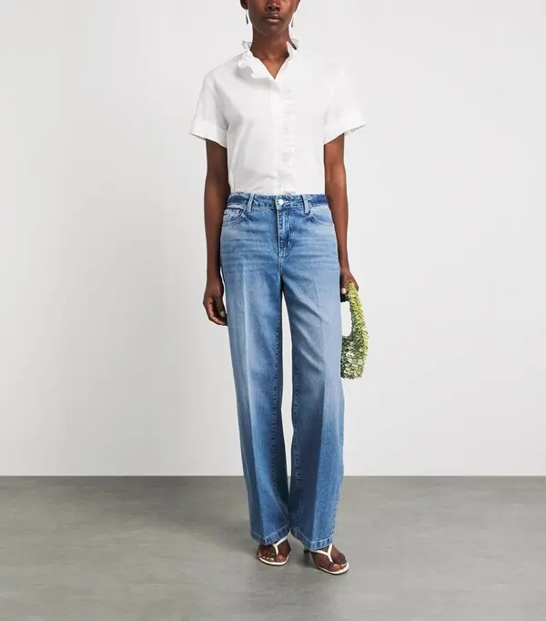 L'Agence Scottie Wide-leg Jeans