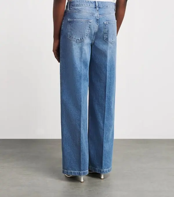 L'Agence Scottie Wide-leg Jeans