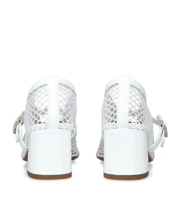 Alaïa Fishnet Pumps 55