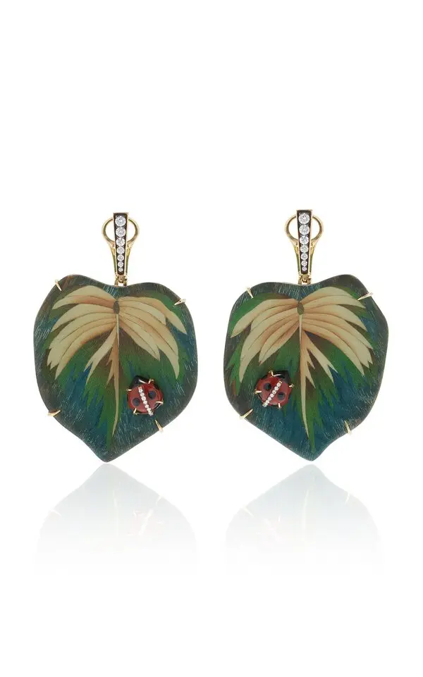SILVIA FURMANOVICH Marquetry Earrings - Multi