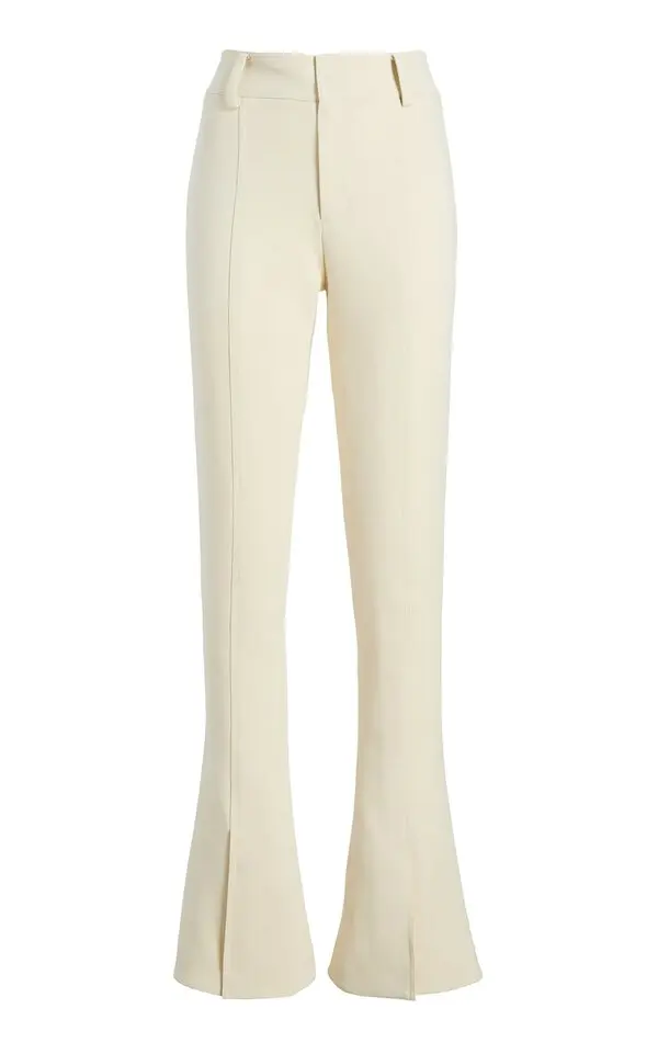 Proenza Schouler Dara Wool-blend Bi-stretch Pants - Ivory