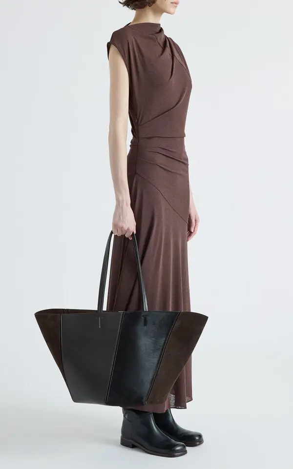 Proenza Schouler Soft Suede Hex Tote - Brown