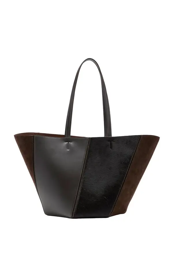 Proenza Schouler Soft Suede Hex Tote - Brown