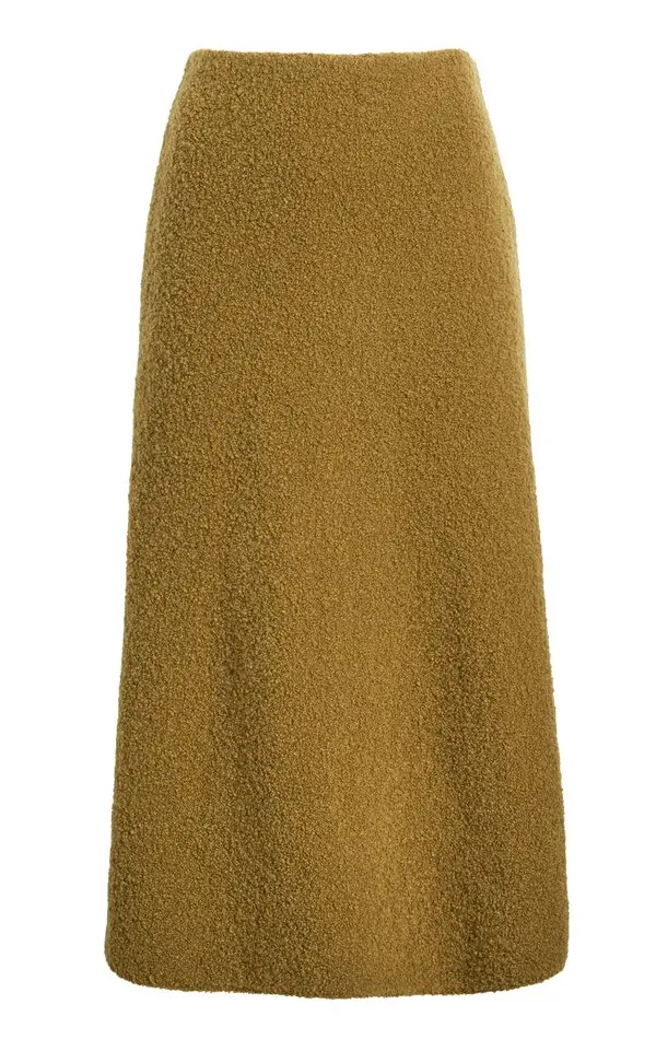 Proenza Schouler Frida Wool-blend Boucle Midi Skirt