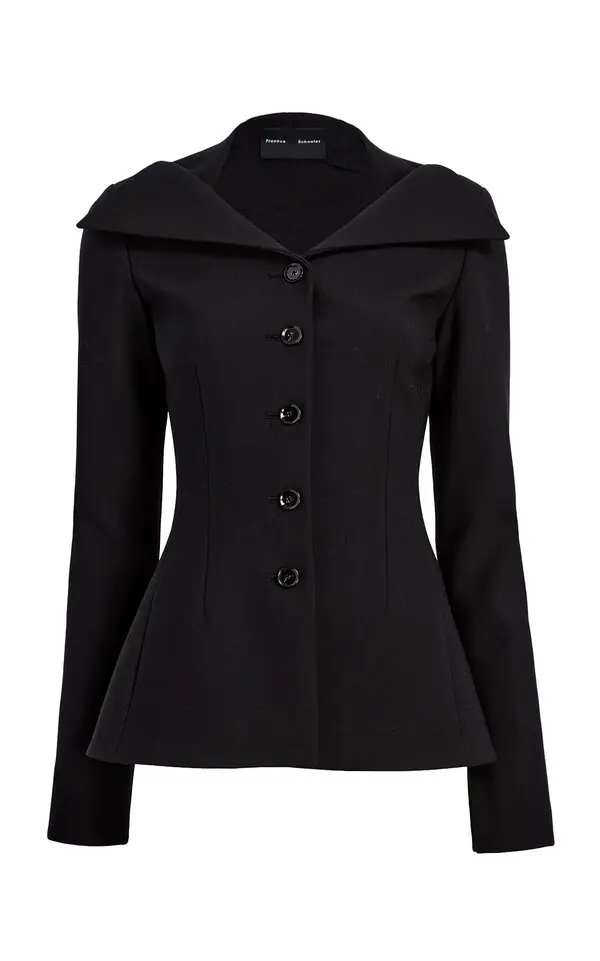 Proenza Schouler Dara Wool-blend Jacket - Black