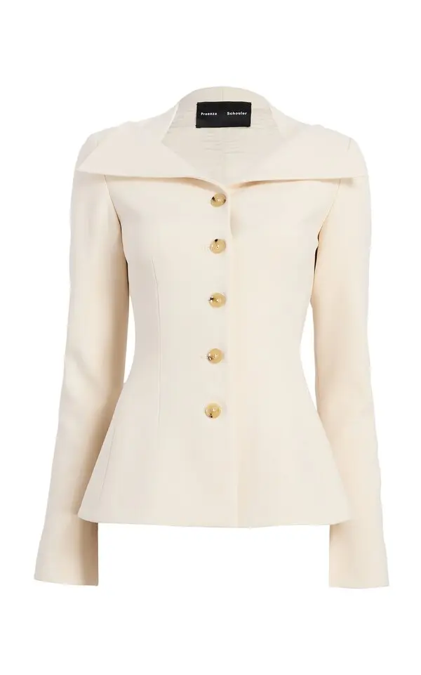 Proenza Schouler Dara Wool-blend Jacket - Ivory