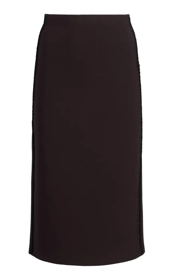 Proenza Schouler Anastasia Knit Pencil Skirt - Brown