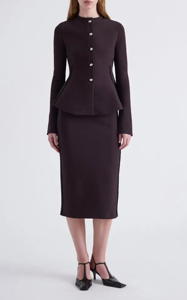 Proenza Schouler Anastasia Knit Pencil Skirt