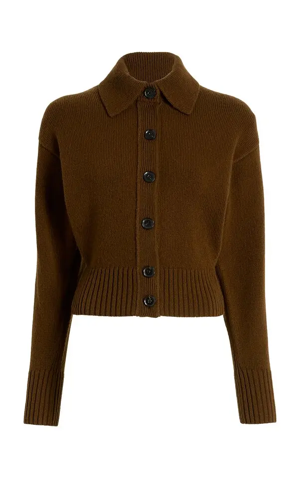 Proenza Schouler Rocio Cashmere Cardigan - Brown