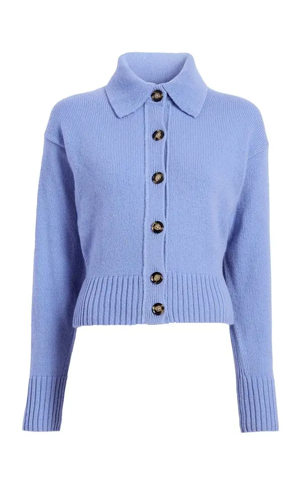 Proenza Schouler Rocio Cashmere Cardigan - Light Blue