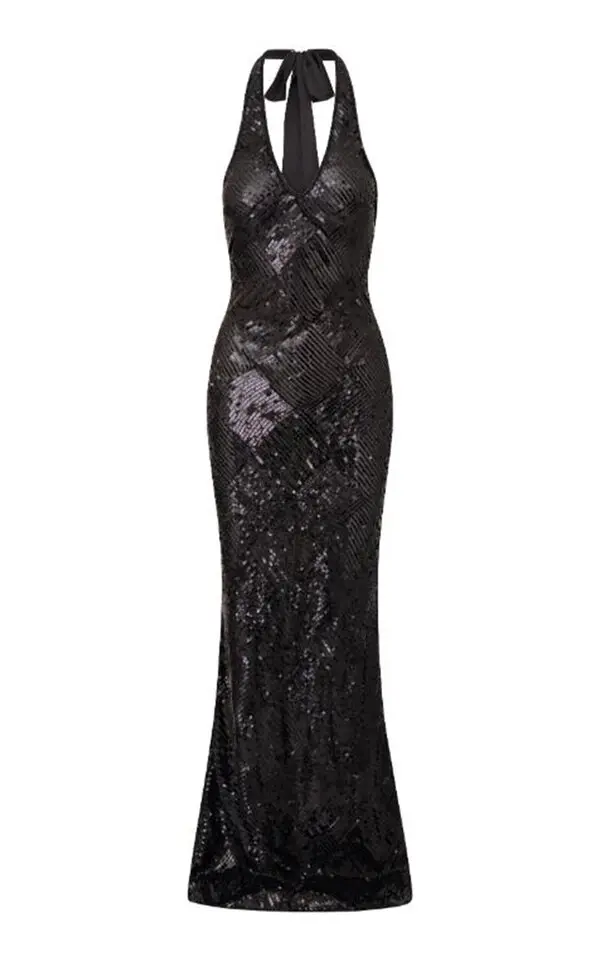 LoveShackFancy Cherlyn Sequined Maxi Dress
