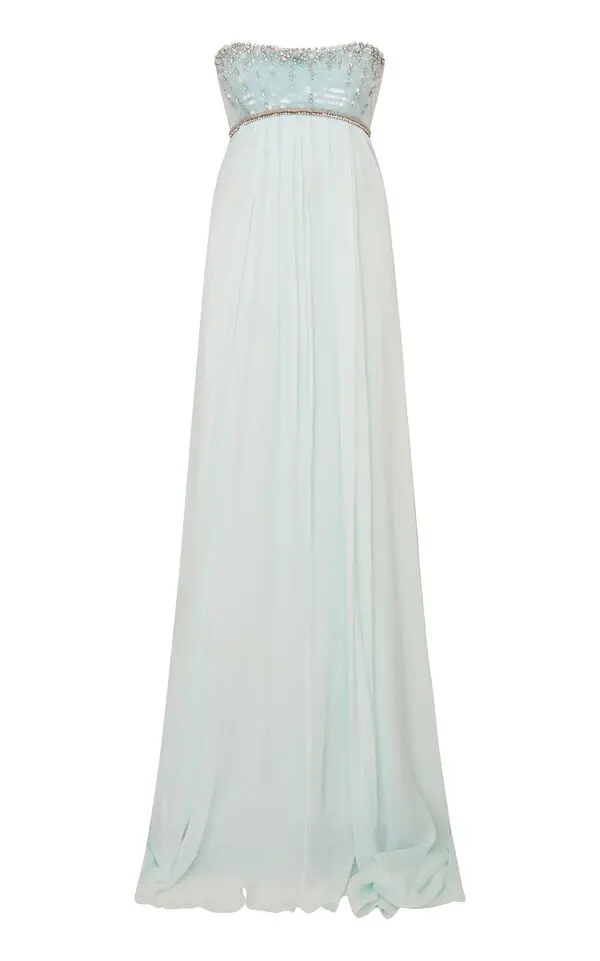LoveShackFancy Lasala Chiffon Maxi Dress