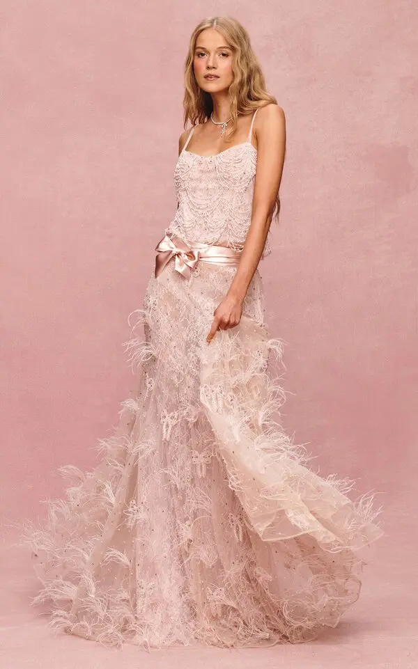 LoveShackFancy Ronnie Pearl-embellished Maxi Skirt