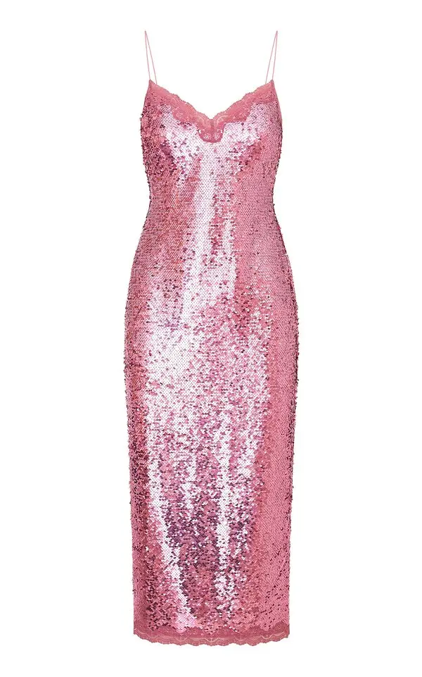 LoveShackFancy Verleth Sequined Dress