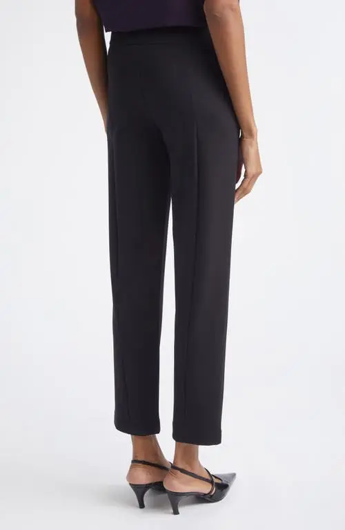Emporio Armani Flat-front Jersey Trousers