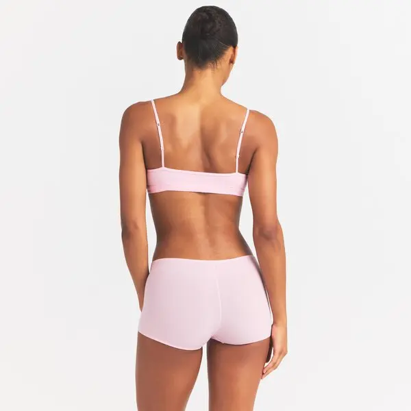 SKIMS Scoop Bralette | Pink | | Everyday Cotton