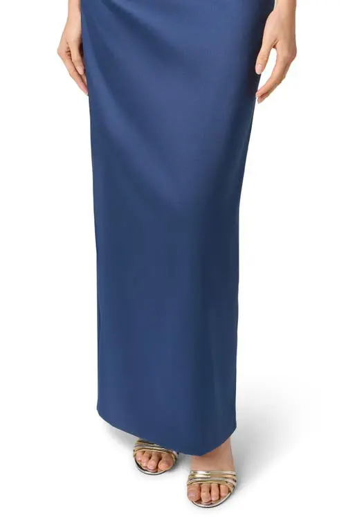 Aidan Mattox Stretch Mikado Column Gown