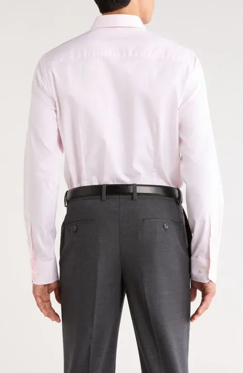 JACK VICTOR Dream Cotton Stretch Twill Dress Shirt - Pink