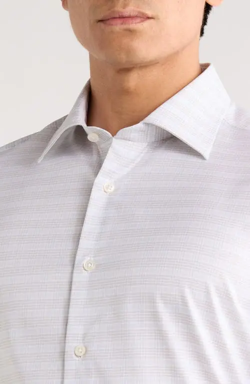 JACK VICTOR Plaid Cotton Dress Shirt