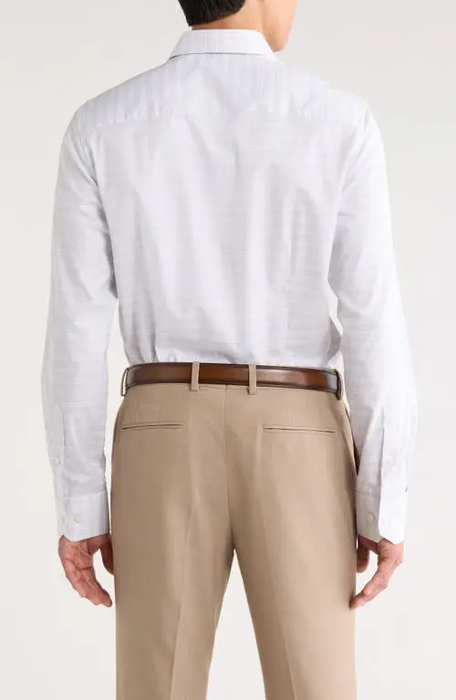 JACK VICTOR Plaid Cotton Dress Shirt