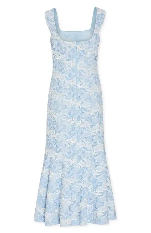 MILLY Meg Butterfly Lace Mermaid Dress