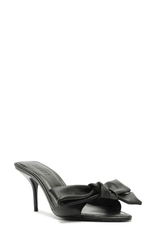 Schutz Elodie Bow Sandal - Black