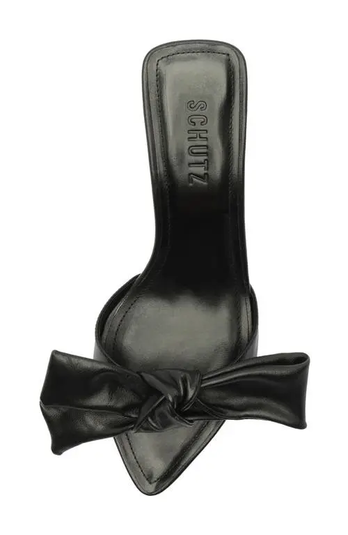 Schutz Elodie Bow Sandal - Black
