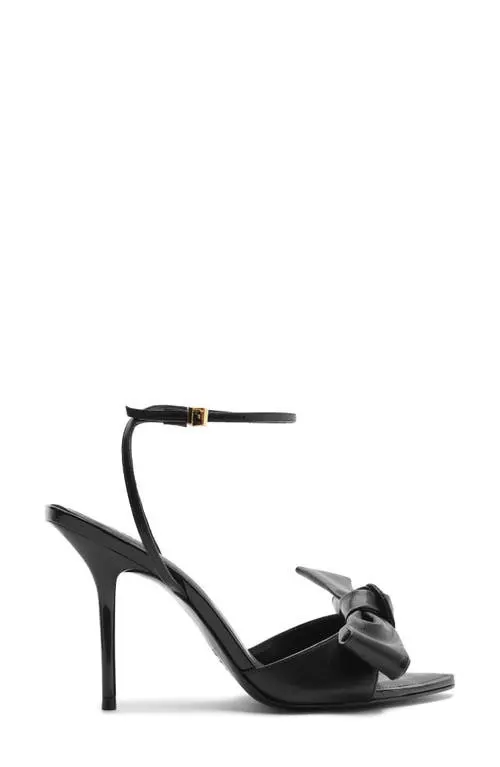 Schutz Elodie Bow Ankle Strap Stiletto Sandal