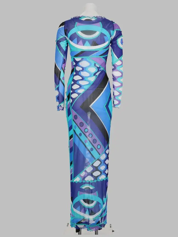 Emilio Pucci Abito Lungo "vivara