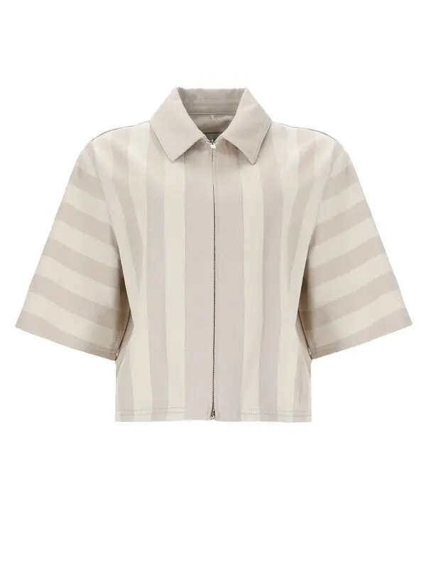 Fendi Giacca In Drill Pequin