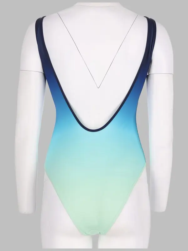 Casablanca Gradient Print One-piece Swimsuit