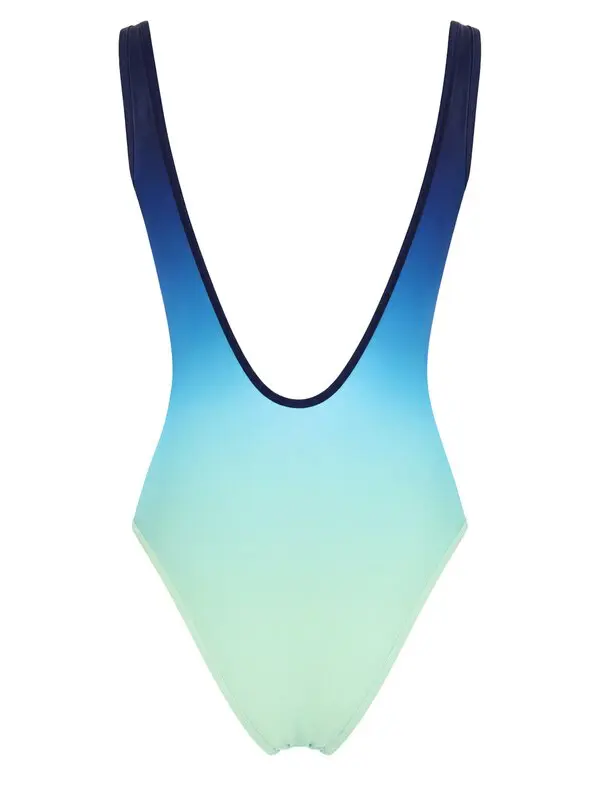 Casablanca Gradient Print One-piece Swimsuit