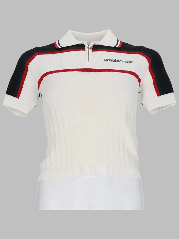 Casablanca Maglia Polo Da Tennis