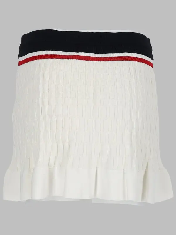 Casablanca Knitted Tennis Mini Skirt