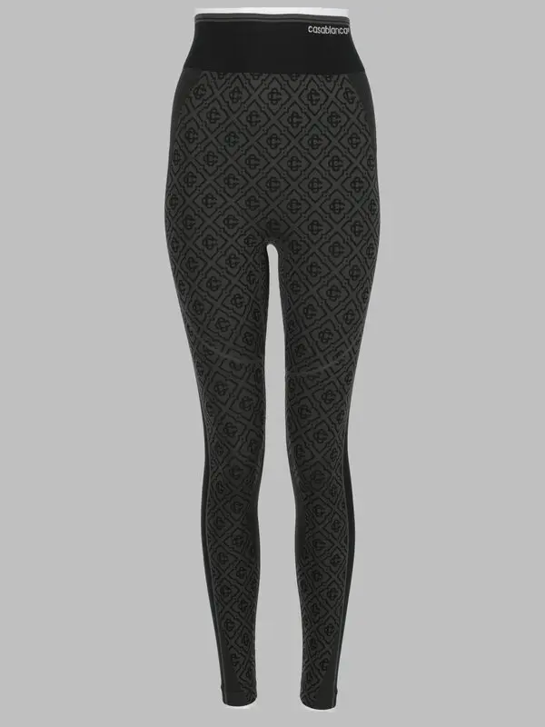 Casablanca Leggings Monogram Senza Cuciture