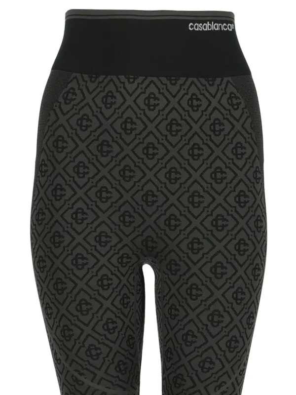 Casablanca Leggings Monogram Senza Cuciture