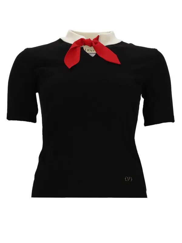 Valentino Garavani Maglia In Lana Con Fiocco