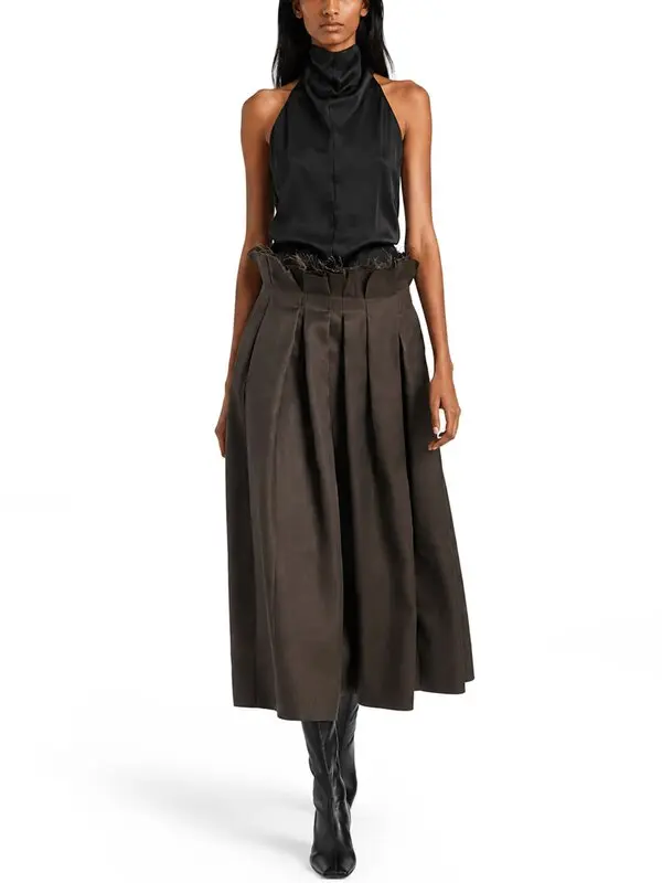 Khaite Rone" High Neck Halter Top