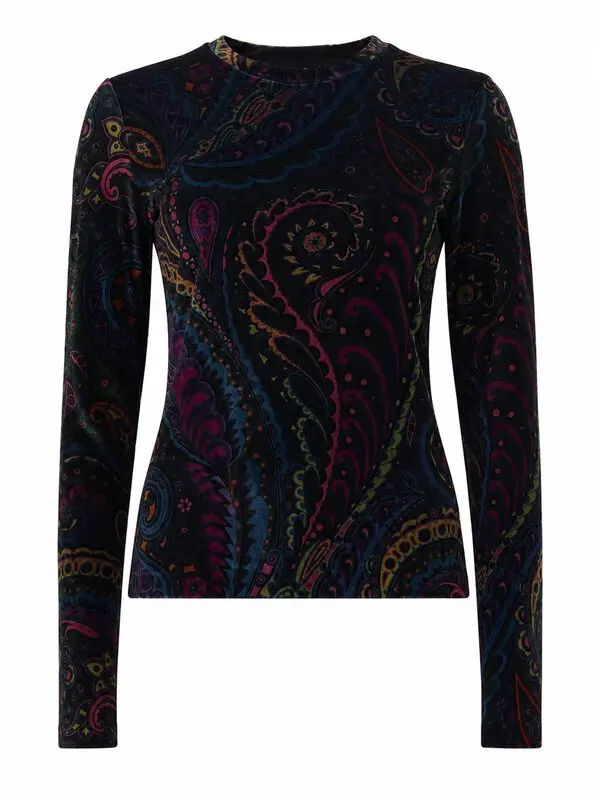 Etro Top Con Stampa Paisley