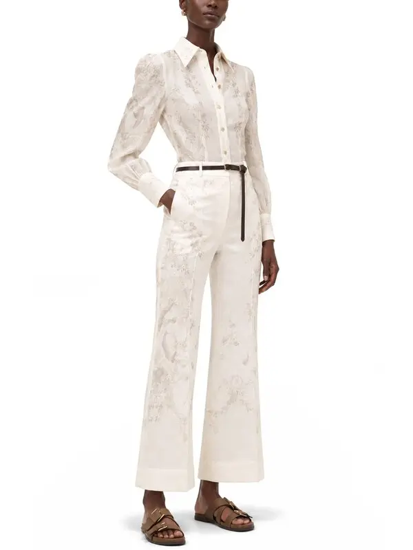 Zimmermann Printed Blouse - Beige