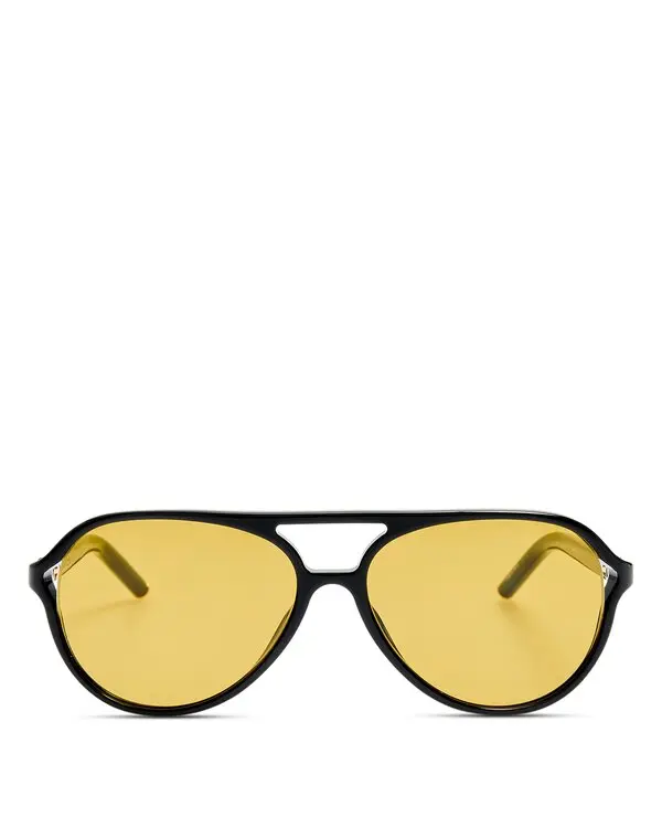 Jacquemus Pastro Aviator Sunglasses, 57mm