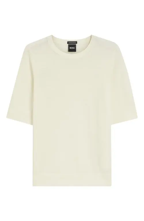 BOSS Farbella Merino Wool Short Sleeve Sweater