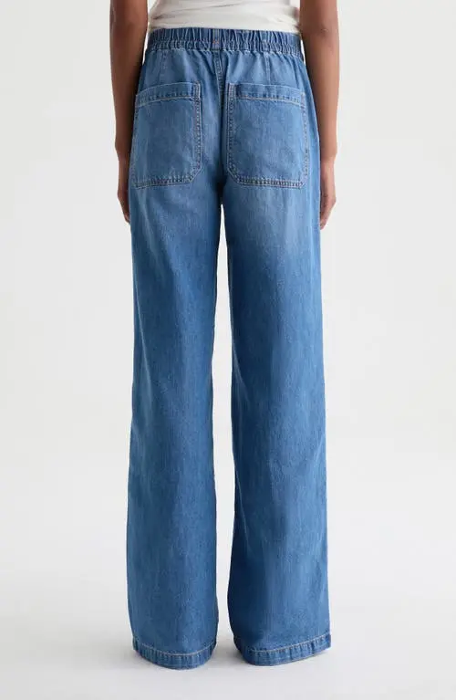 Ag Aria Drawstring Wide Leg Jeans