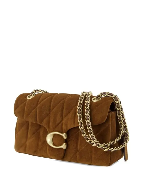 COACH Tabby 26 Suede Leather Shoulder Bag