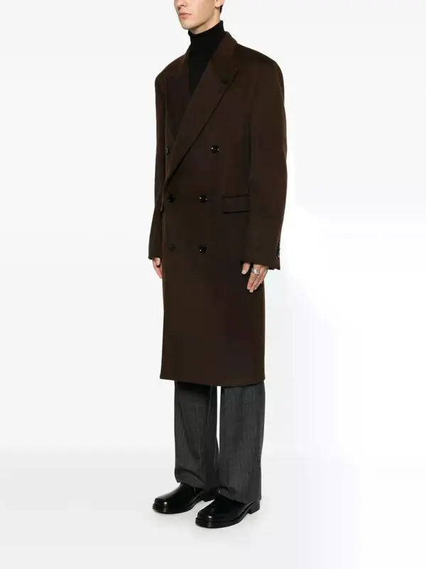 LARDINI Pin-lapel Double-breasted Coat